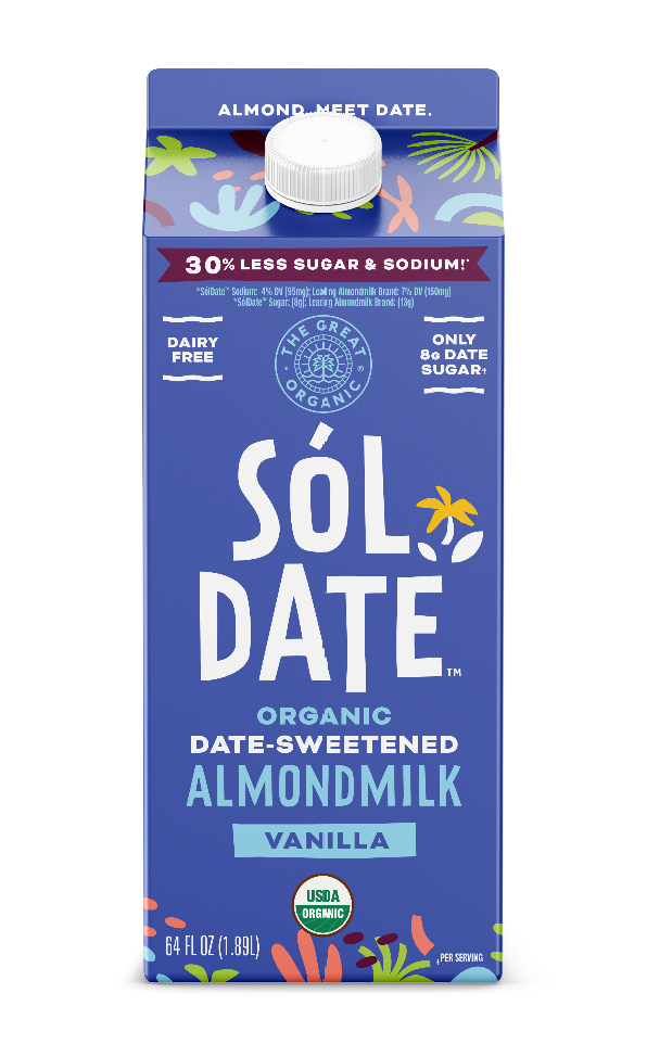 Vanilla: Organic Date Sweetened Almond Milk – The Great Organic